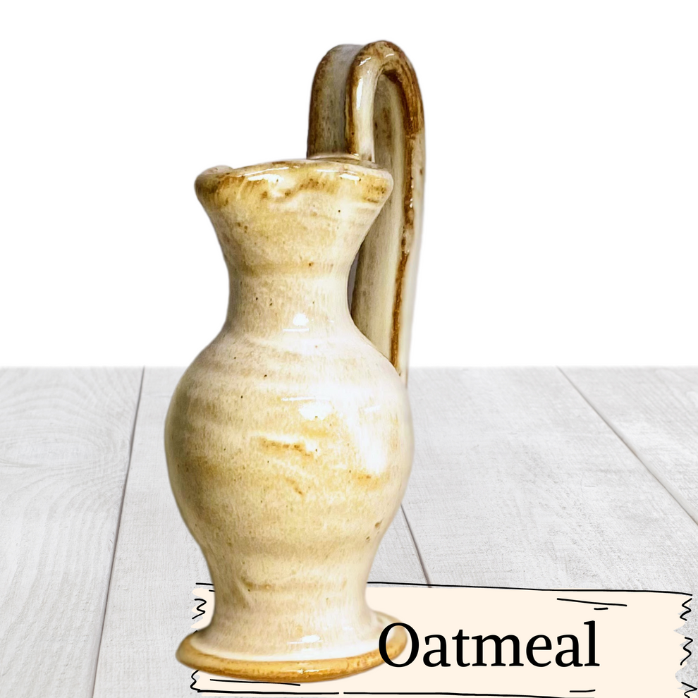 Pitcher Biblical shape Rebekah pitcher handmade pottery high handle sm ...