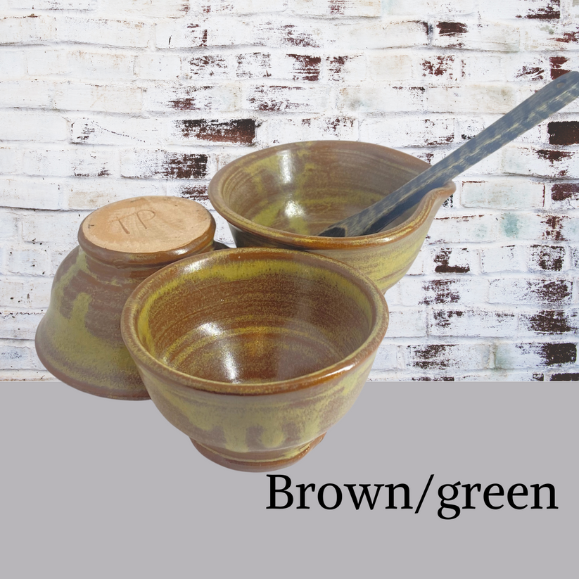 3 tiny bowls for premeasuring, salt, spices, dips, sauces. Includes ...